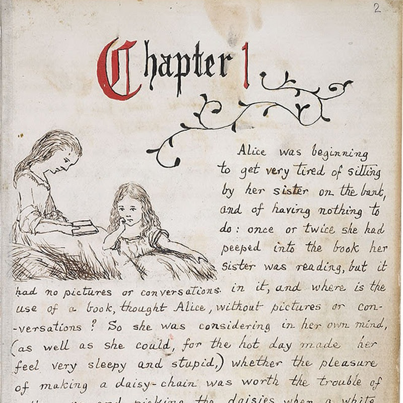 Alice in Wonderland's Original Manuscript | Amusing Planet